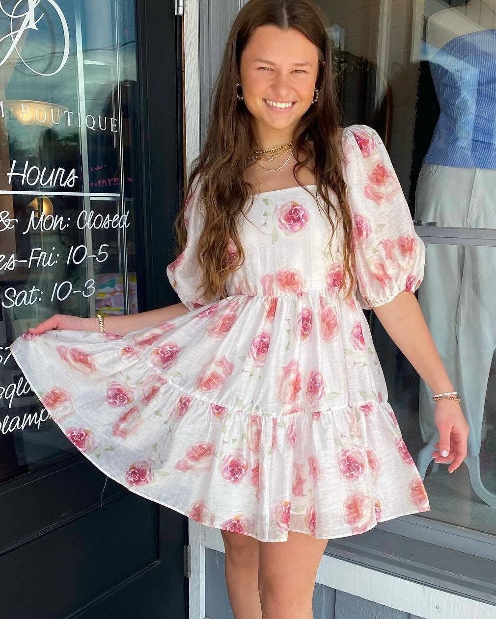 FINAL SALE Madeline Mini Dress — Glam Boutique IN